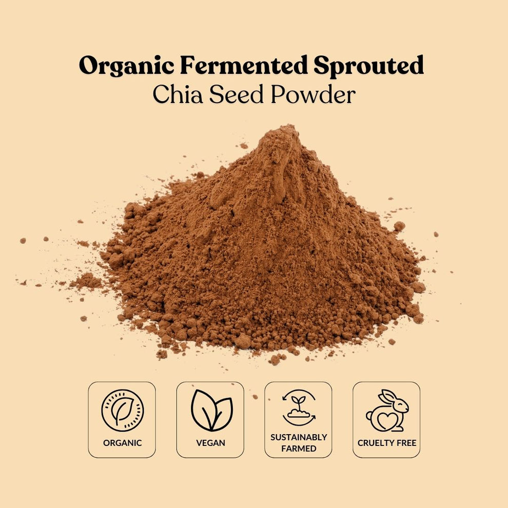 Organic Fermented Sprouted Chia Seed Powder – Total Ingredients