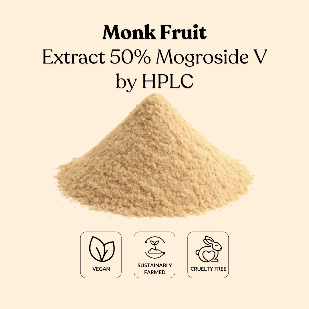 Monk Fruit Extract 50% Mogroside V by HPLC – Total Ingredients