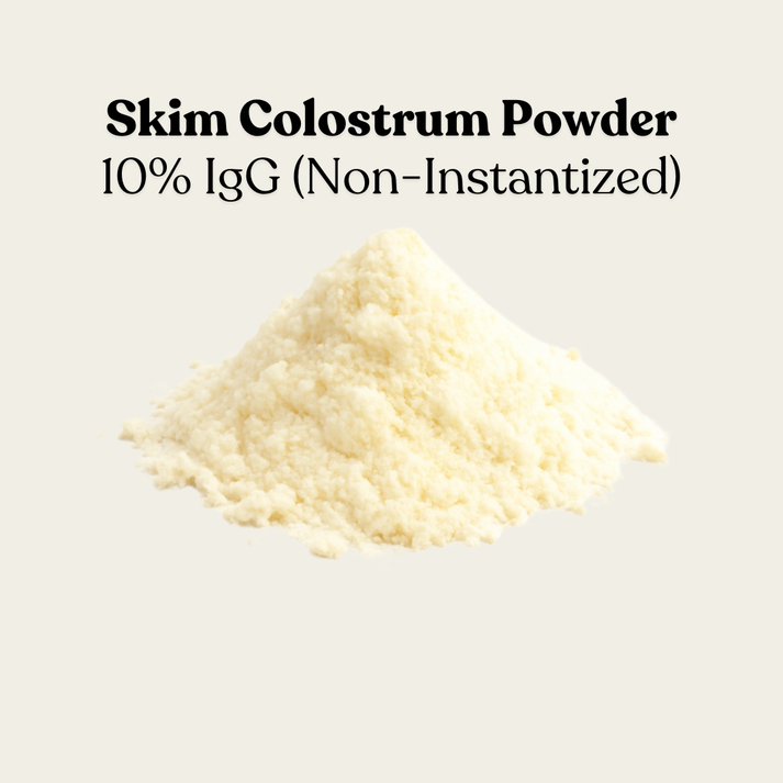 Skim Colostrum Powder 10% IgG (Non-Instantized) – Total Ingredients